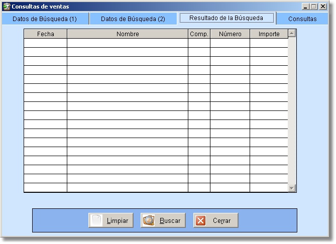 Emitir listados (de ventas, movimientos, etc.)